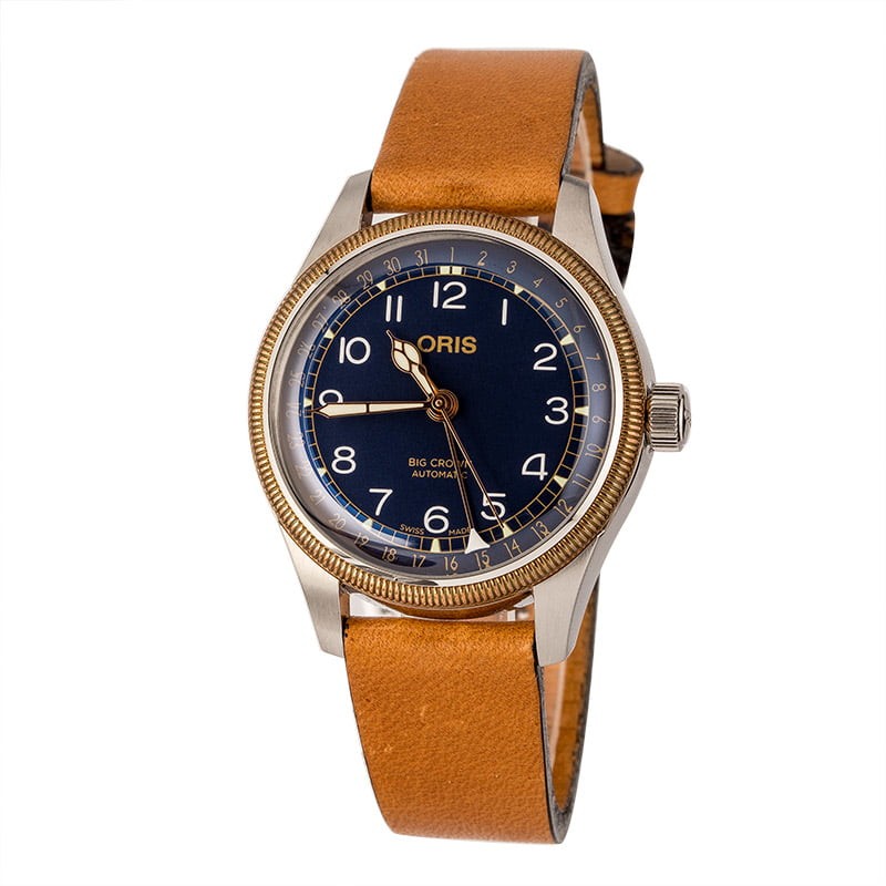 Oris Big Crown Pointer Date Blue Arabic Dial WE01100