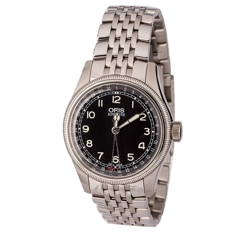 Replica Oris Big Crown Pointer Date Black Dial WE01856